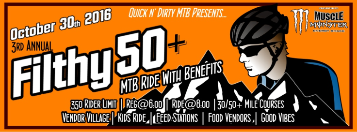Quick n’ Dirty 2016 Filthy 50 MTB Race